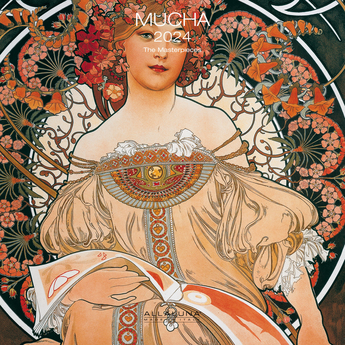 Kalendarz ścienny 2024 miesięczny Alfons Mucha - Inna marka | Sklep EMPIK.COM