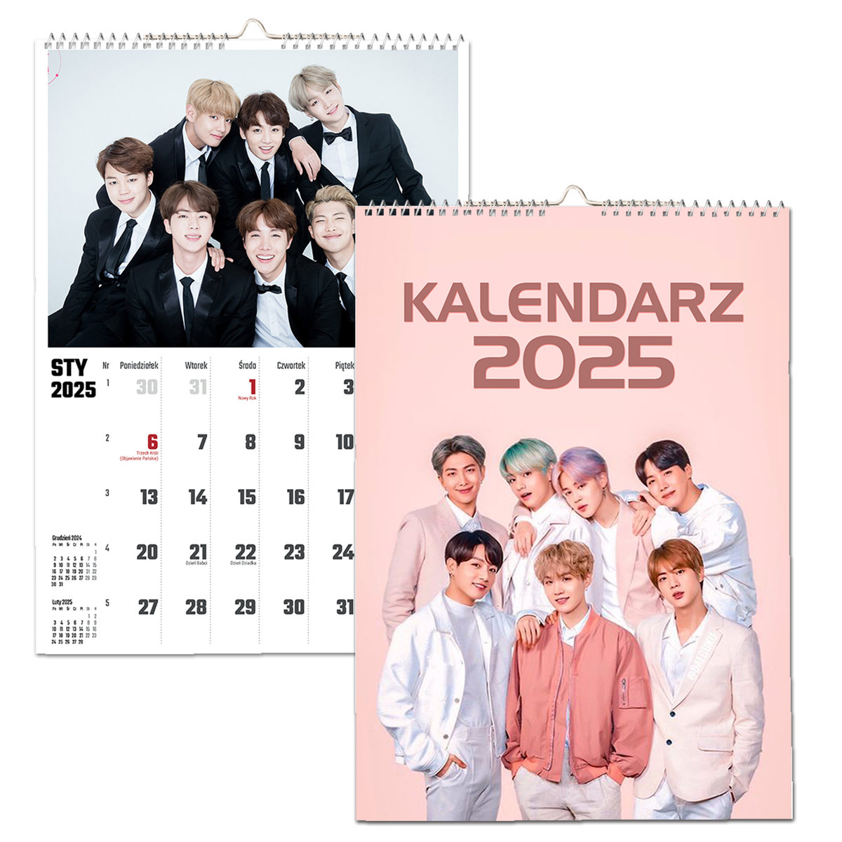 KALENDARZ ŚCIENNY 2025 A3 BTS TERMINARZ PREZENT UPOMINEK URODZINY - Wyczaruj Prezent | Sklep ...