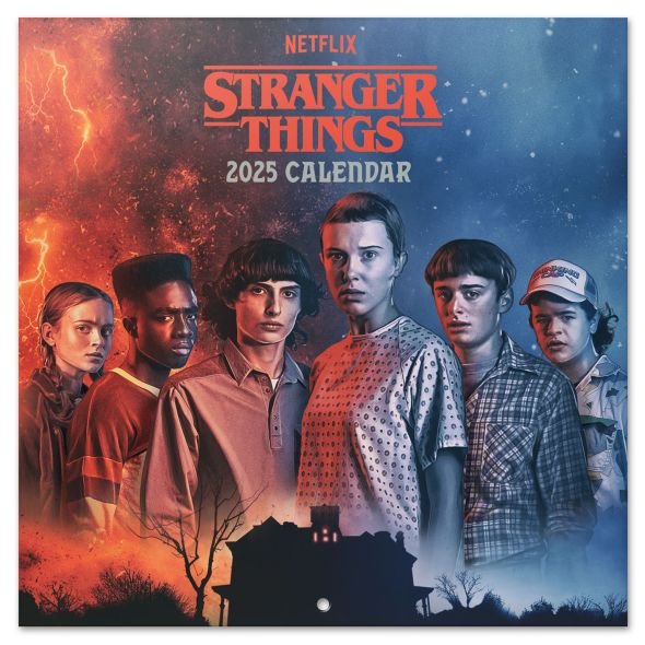 Kalendarz ścienny 2025 Stranger Things kalendarze na ścianę 30x30 ...