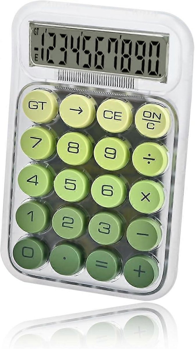 Kalkulator biurkowy, mechaniczny kalkulator LCD z gradientowymi ...