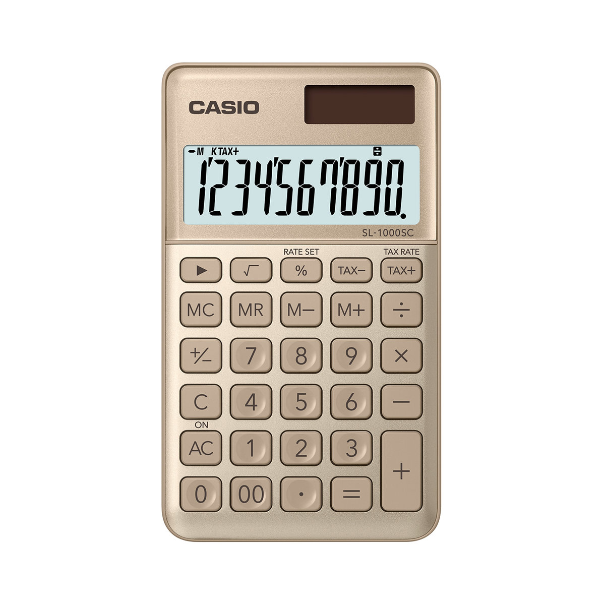 Kalkulator biurowy Casio złoty SL-1000SC-GD BOX - Casio | Sklep EMPIK.COM