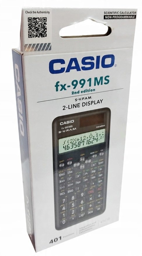 KALKULATOR NAUKOWY CASIO FX-991MS 401 FUNKCJI - Casio | Sklep EMPIK.COM