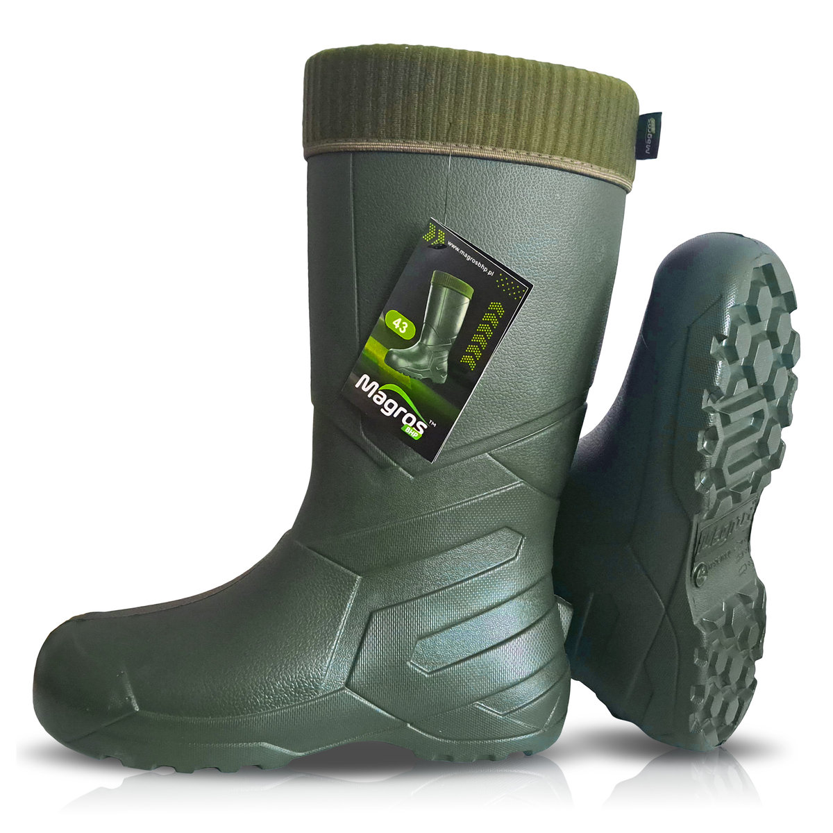 Kalosze Ocieplane Lekkie Piankowe Męskie Eva Buty Zimowe Polskie ...