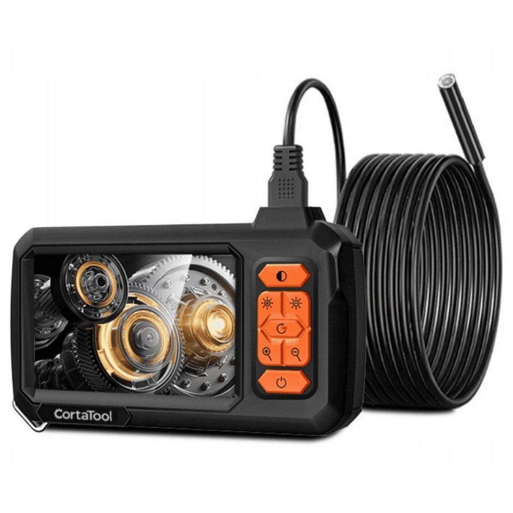 Kamera Inspekcyjna Endoskop 5m Full HD Wyświetlacz LCD USB 6LED IP67 do ...