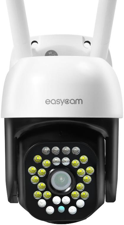 Kamera IP EasyCam obrotowa zewnętrzna WiFi LED 35m Tuya 8MP 4 x zoom EC-8PT12L16IR-AI - EasyCam ...
