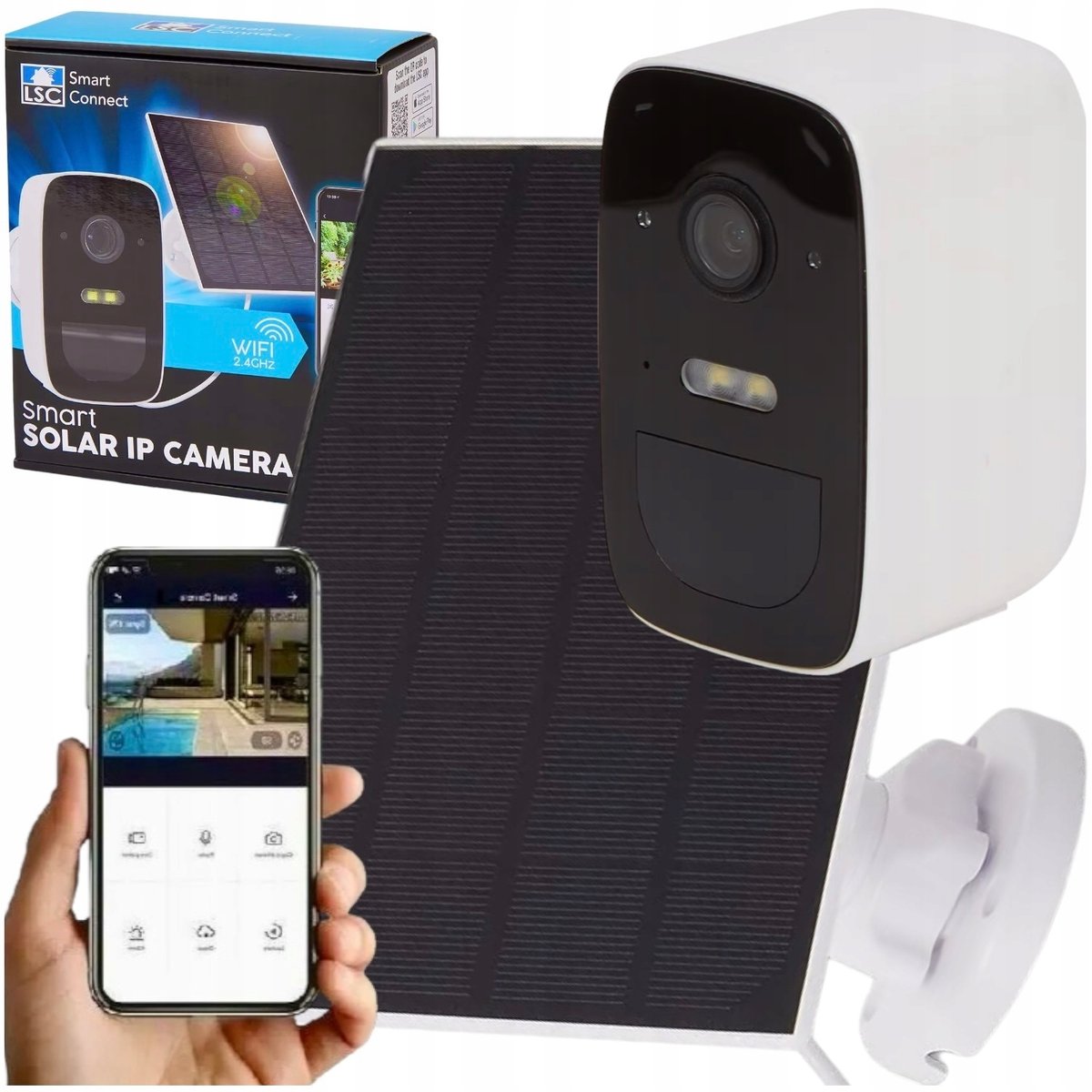 Kamera Ip Zasilana Energią Słoneczną Lsc 1080P Hd Solar Alarm ...