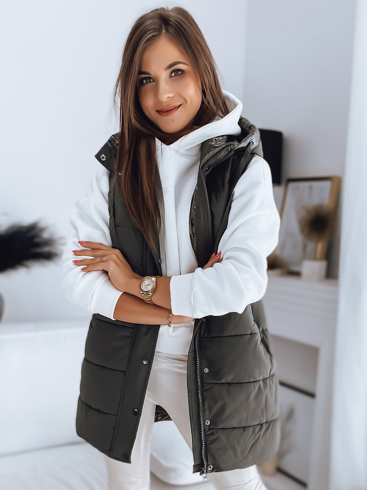 Kamizelka damska pikowana TOLIS zielona Dstreet TY3299-XL - Inna marka | Moda Sklep EMPIK.COM