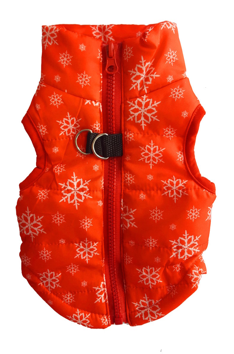 Kamizelka dla psa kota ubranko czerwone śnieg xl - DKM | Sklep EMPIK.COM