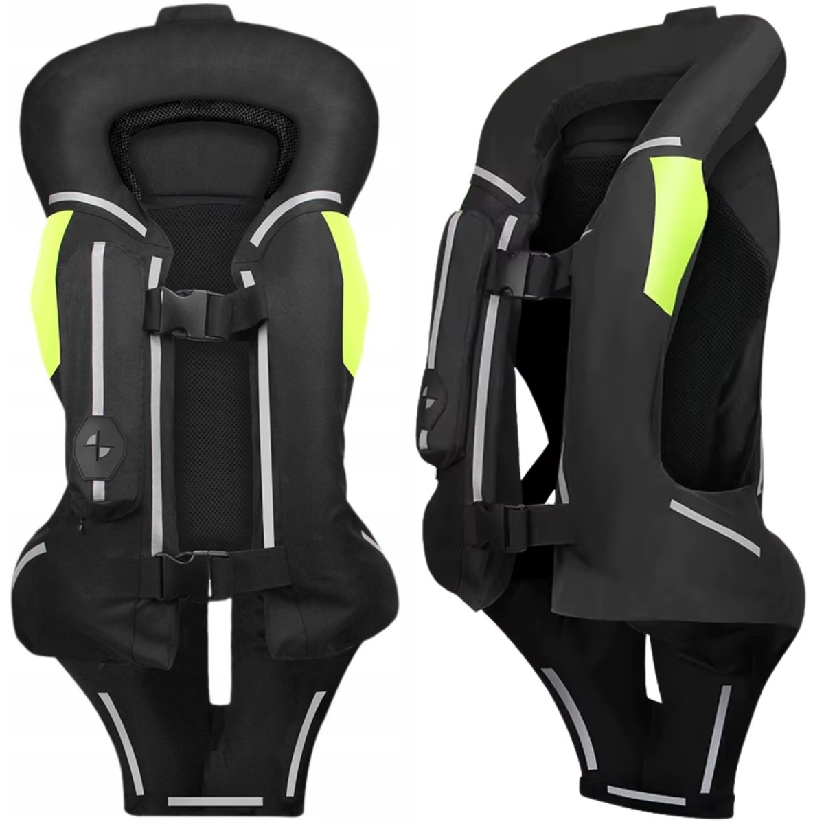 Kamizelka Motocyklowa z Poduszką Powietrzną Odblaskowa Odzież Ochronna ...