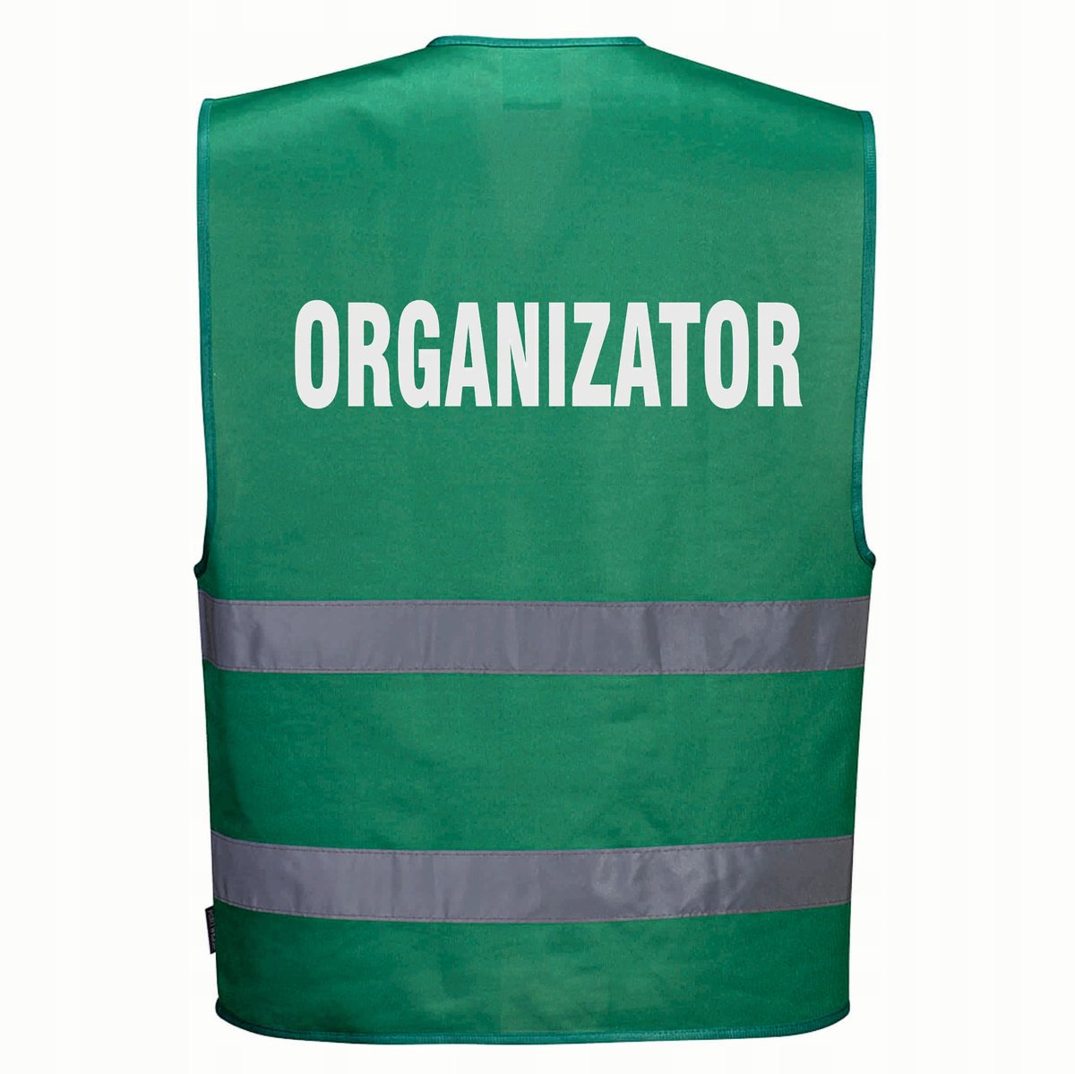 Kamizelka odblaskowa F474 PORTWEST S/M-zielona nadruk ORGANIZATOR ...