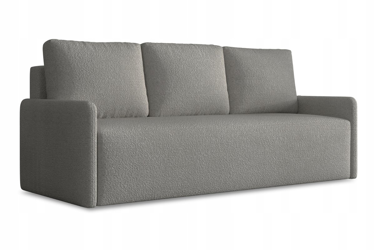 Kanapa Z Funkcją Spania Sofa Rozkładana Flavio Baranek Lambi Jasnoszara - Sarnowscy Meble ...