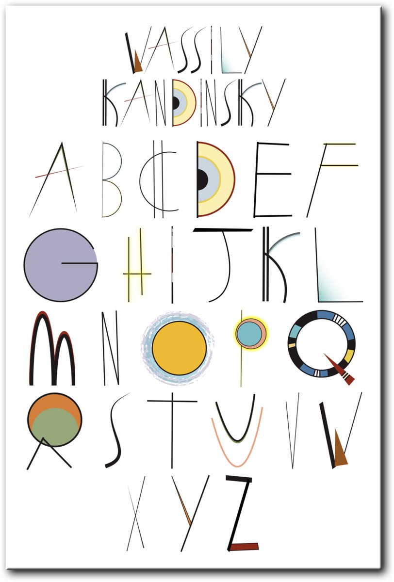 Kandinsky alfabet - PR02415 - PRINTORAMA | Sklep EMPIK.COM