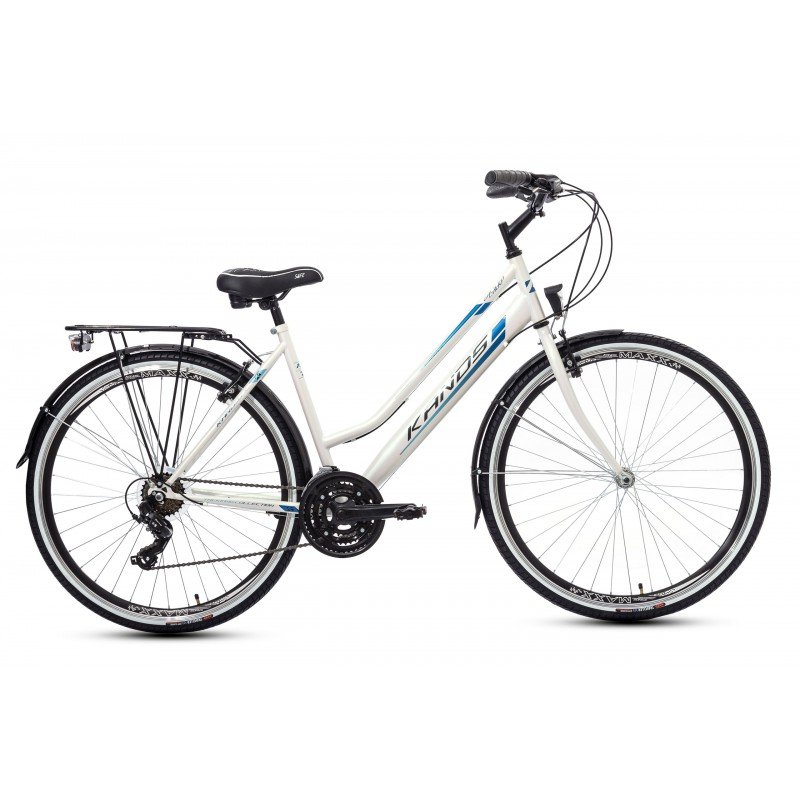 Kands, Rower trekkingowy, Galileo D 28", biało-niebieski poł - Kands ...