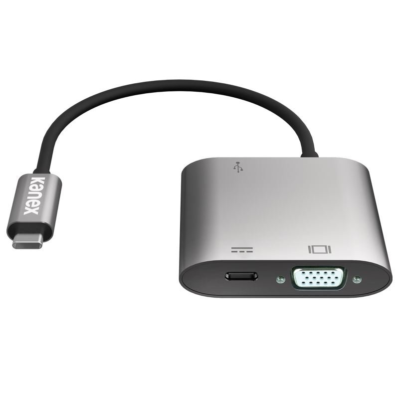 Kanex USB-C VGA Adapter with Power Delivery - Adapter z USB-C na USB 1 ...
