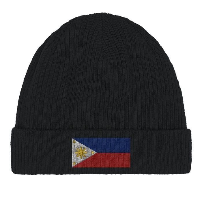 Kapelusz bawełniany - PIXELFORMA - Flaga Filipin - Czarny - Inny ...