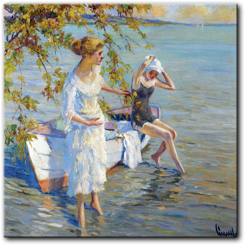 Kąpiące się, Edward Alfred Cucuel - PR03371 - PRINTORAMA | Sklep EMPIK.COM