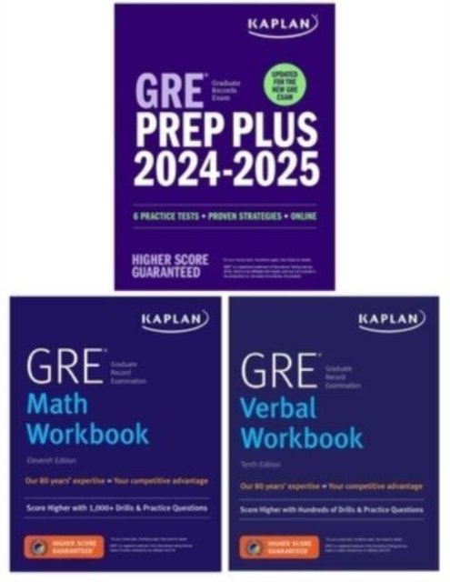 Kaplan Test Prep, GRE Complete 2024-2025 - Updated for the New GRE: 3 ...