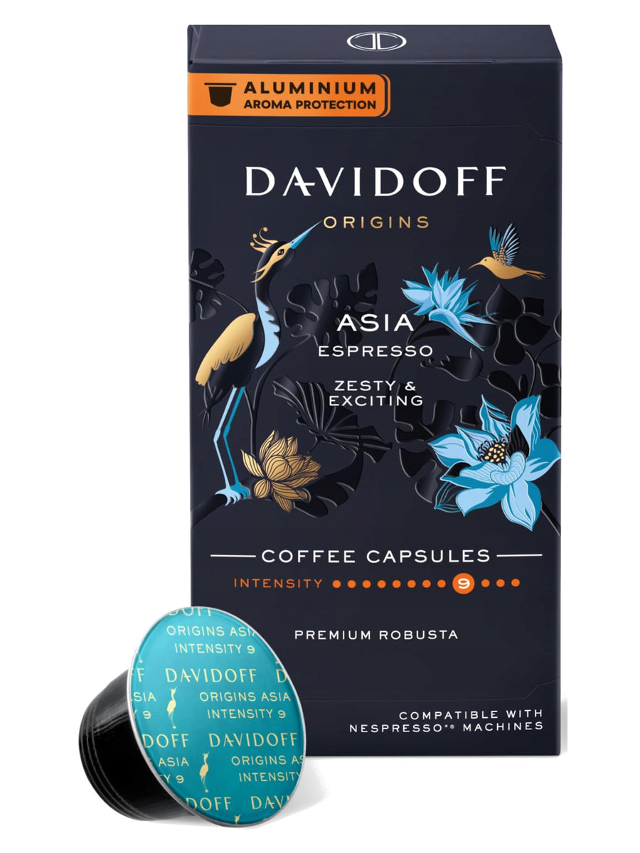 Kapsułki do ekspresu DAVIDOFF Nespresso Origins Asia Espresso 10 szt ...