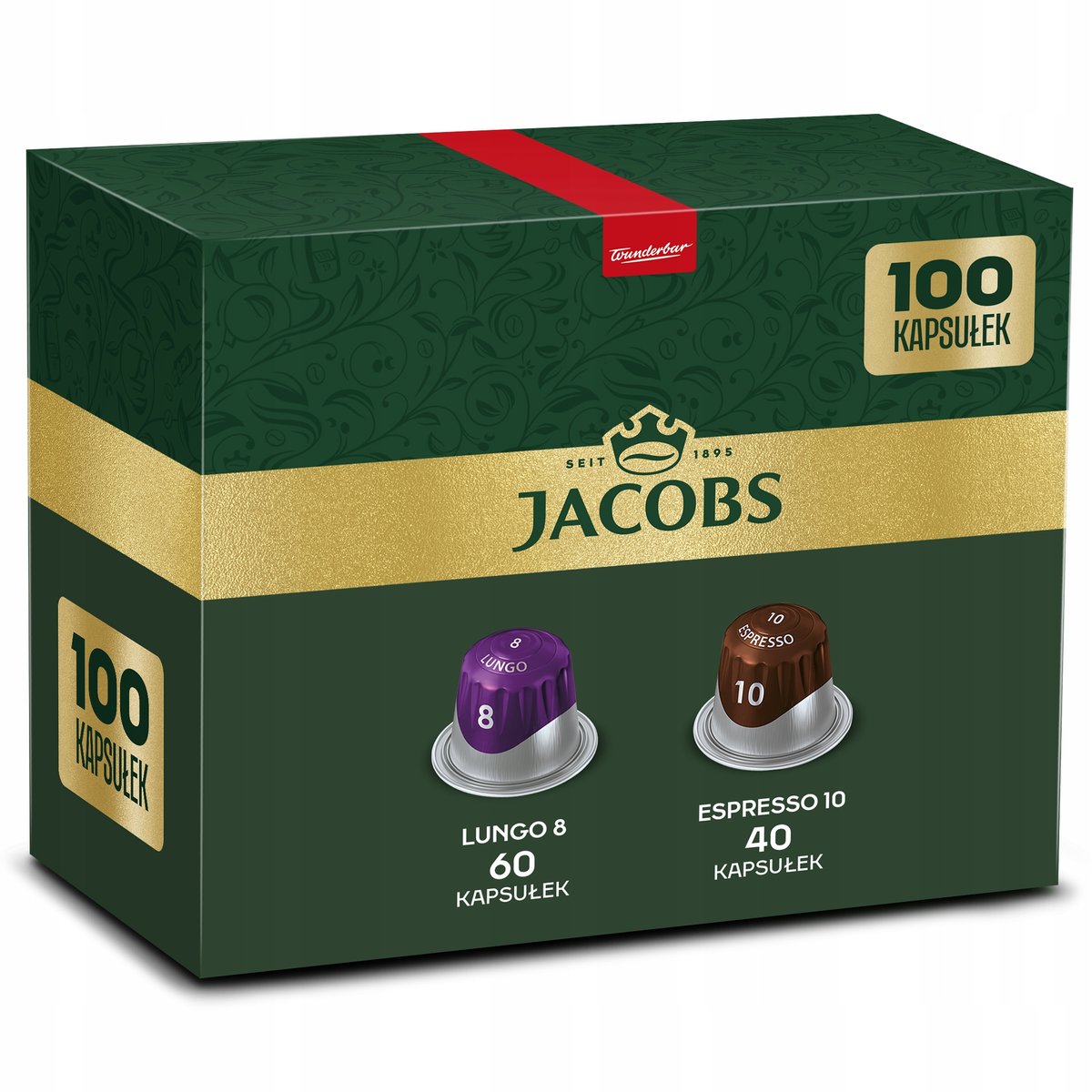 Kapsułki do Nespresso Jacobs Lungo 8, Espresso 10 100 szt. - Jacobs | Sklep EMPIK.COM