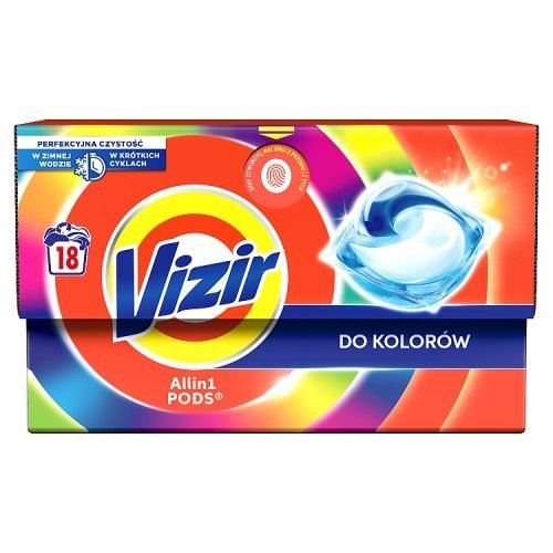 Kapsułki Do Prania Vizir Do Kolorów (18 Prań) - Vizir | Sklep EMPIK.COM