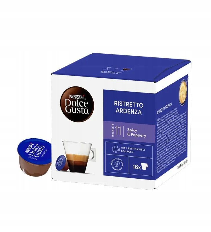 Kapsułki Nescafè Dolce Gusto Espresso ARDENZA 16 szt oryginalne mocne ...