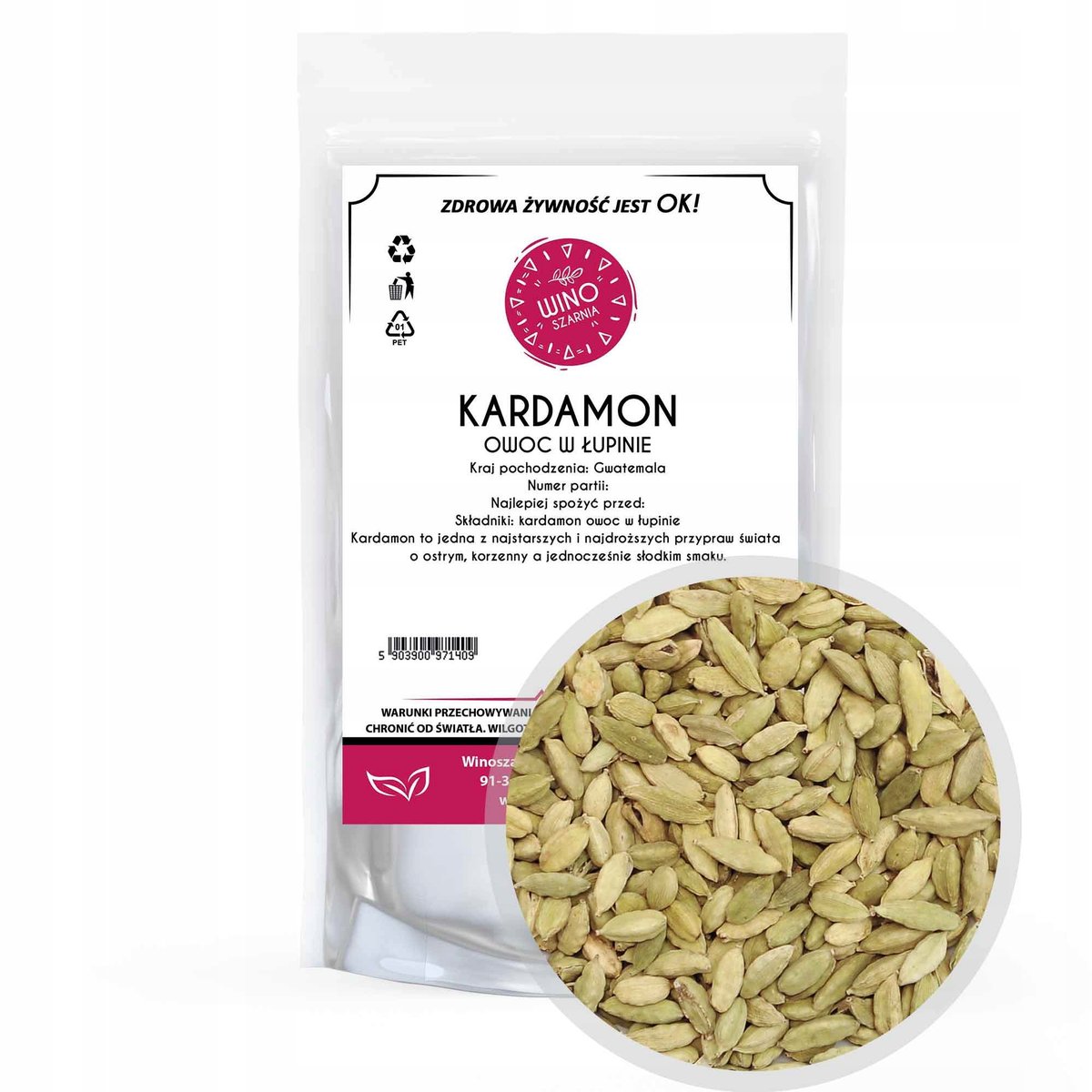 Kardamon Cały Ziarno 50G - Premium,Przyprawa, Aromatyczny Skarb Kuchni ...