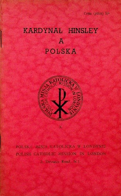 Kardynał Hinsley a Polska 1943 r. - W opisie | Książka w Empik