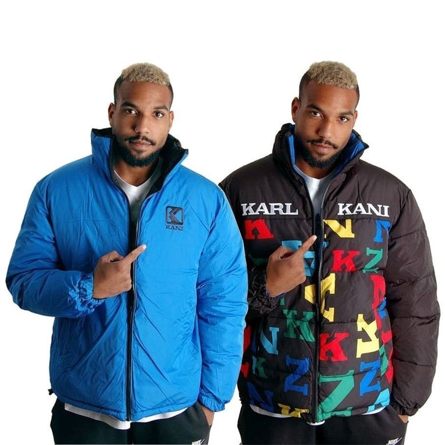 Karl Kani Kurtka Męska Retro Block Reversible Logo Puffer Jacket ...