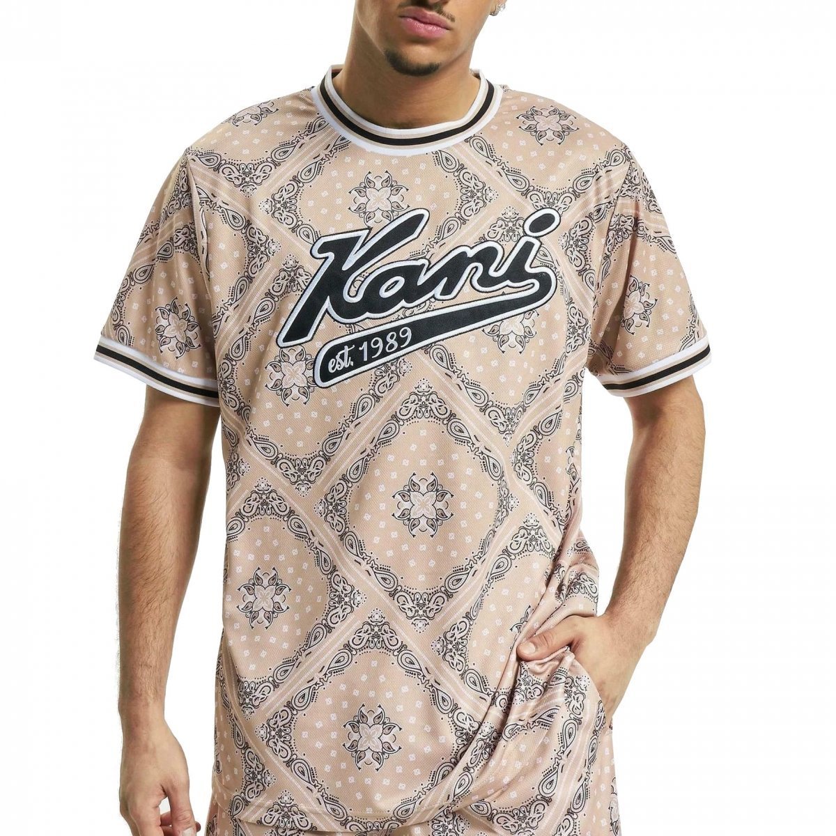 Karl Kani t-shirt męski Varsity Paisley Mesh Tee 6037623 S - Karl Kani ...