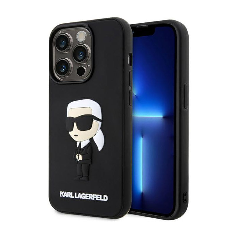 Karl Lagerfeld 3D Rubber Nft Ikonik - Etui Iphone 14 Pro Max (Czarny ...