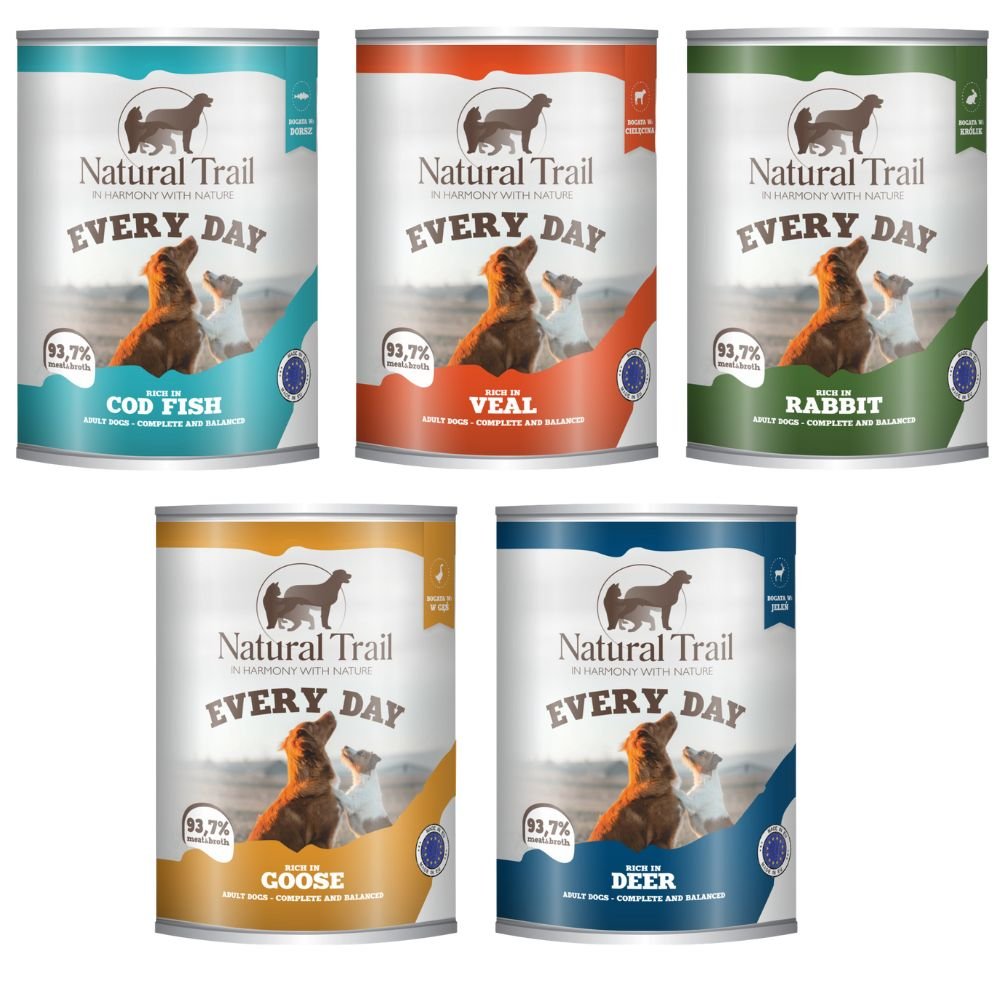 Karma dla psa Natural Trail mix smaków 5x800g - Natural Trail | Sklep ...