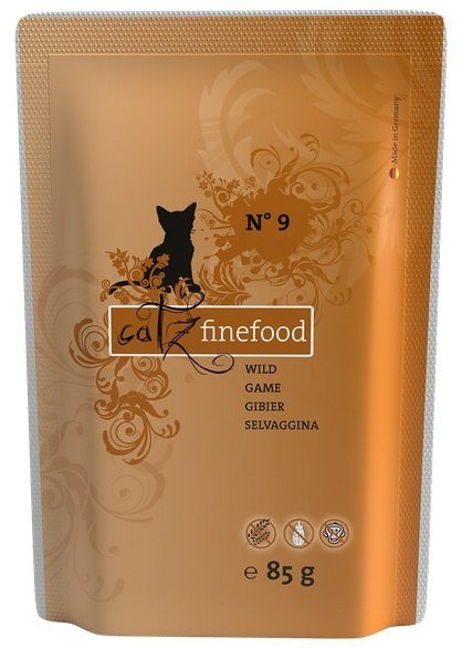 Karma mokra dla kota CATZ FINEFOOD N.09, dziczyzna, 85g - Catz Finefood | Sklep EMPIK.COM