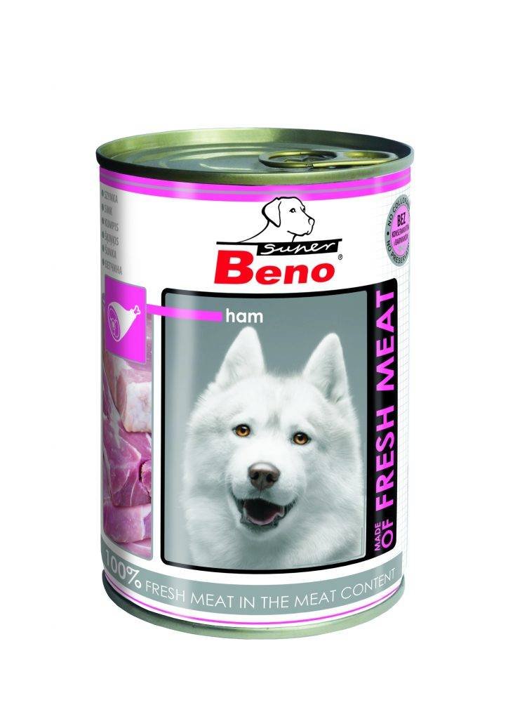 Karma mokra dla psa BENEK Super Beno, szynka, 400 g - Benek | Sklep EMPIK.COM
