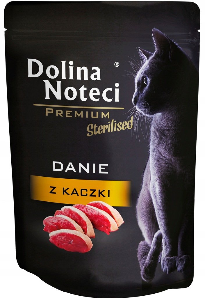 KARMA MORKA DLA KOTA DOLINA NOTECI PREMIUM SASZETKA Z KACZKĄ kot 85g - Dolina Noteci | Sklep ...