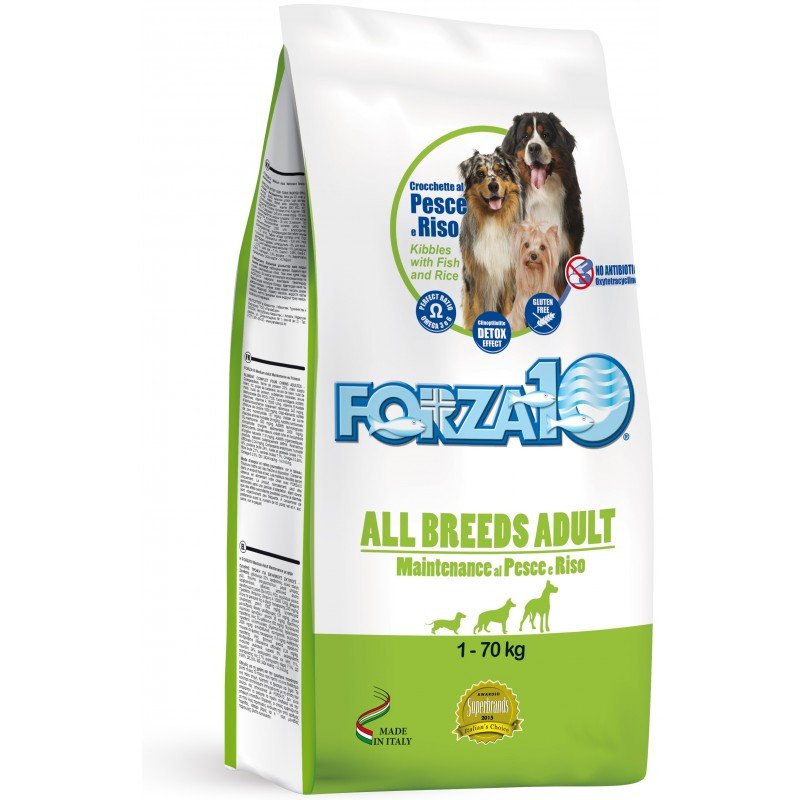 Karma sucha dla psa FORZA10 All Breeds Maintenance, ryba z ryżem, 12,5 ... Karma sucha dla psa FORZA10 All Breeds Maintenance, ryba z ryżem, 12,5 ...
