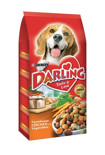 Karma sucha dla psa PURINA Darling, kurczak, 3 kg - Purina | Sklep ...