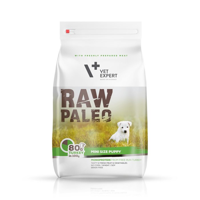 Karma sucha dla psa RAW PALEO VetExpert Puppy Mini, 2,5 kg - RAW PALEO ...