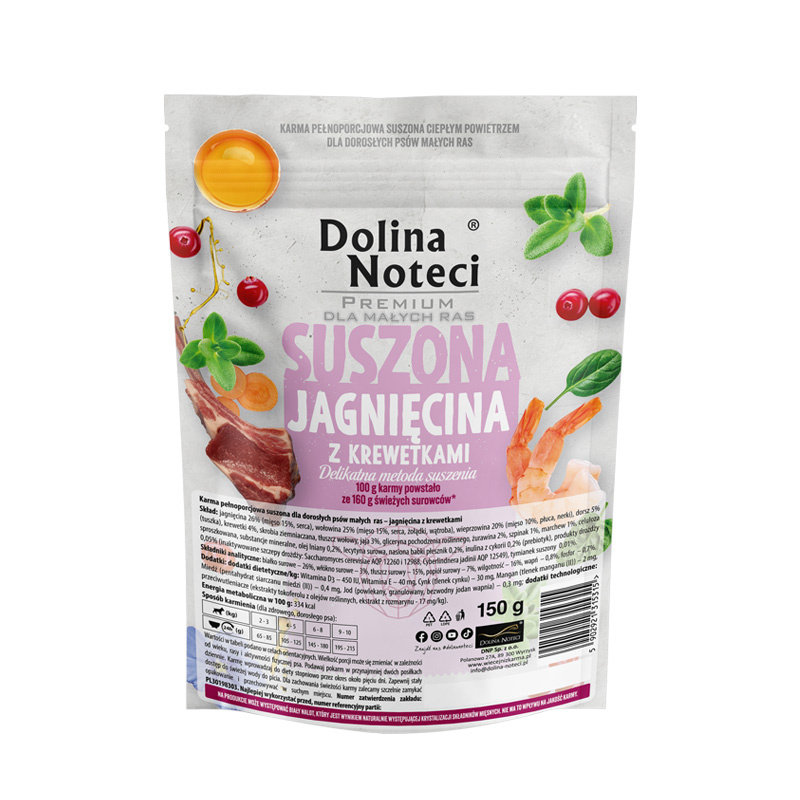 Karma suszona dla psa Dolina Noteci Premium dla dorosłych psów małych ...