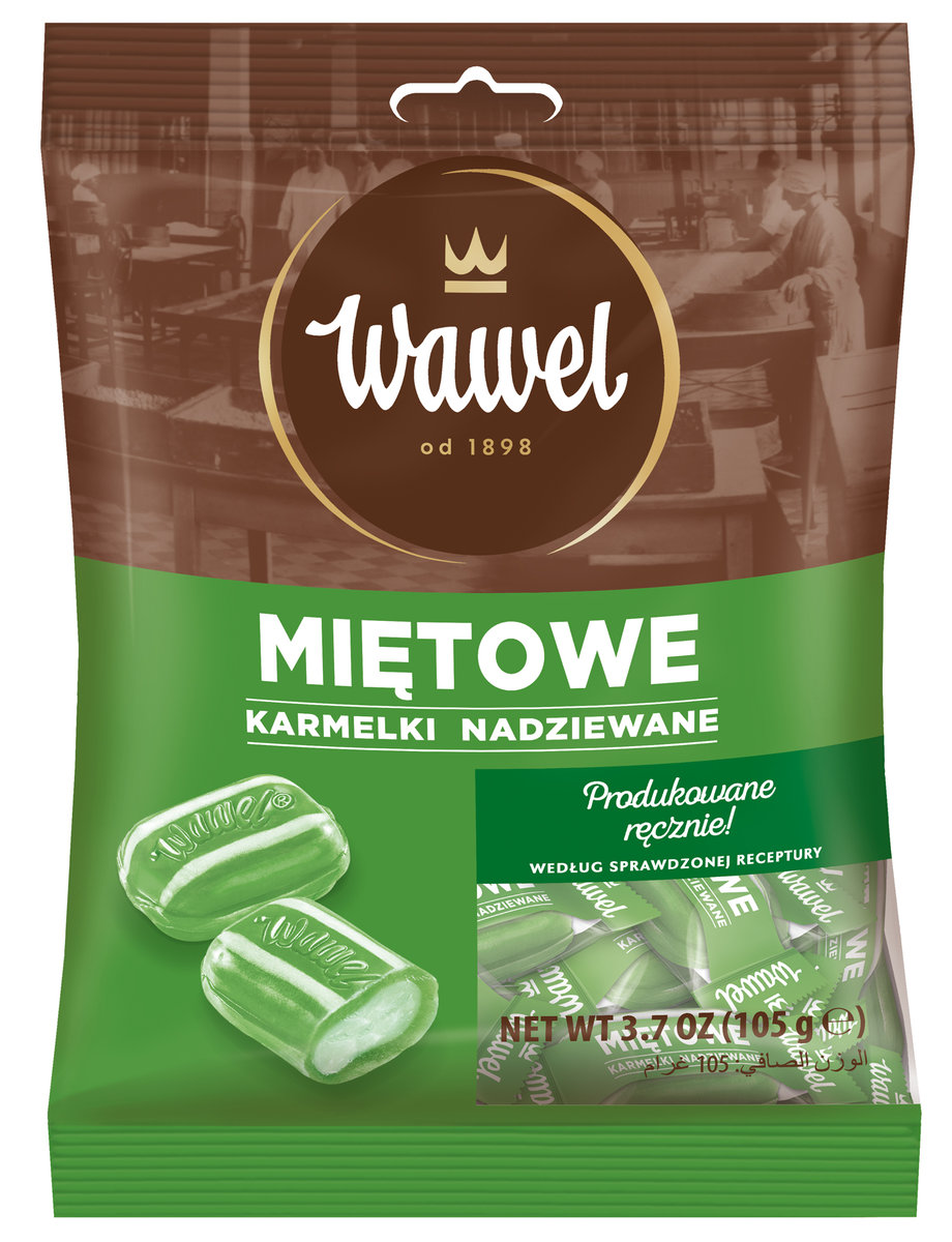 Karmelki Miętowe Orzeźwiające 105g - Wawel | Sklep EMPIK.COM