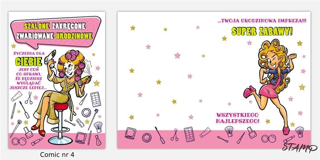 Karnet Comic B6 + koperta wzór nr 04 Urodziny - Inna marka | Sklep EMPIK.COM