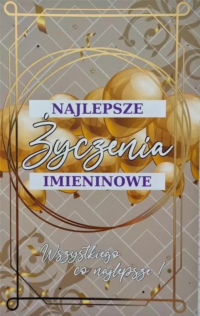 Karnet Imieniny 2K - 047 - yeku | Sklep EMPIK.COM