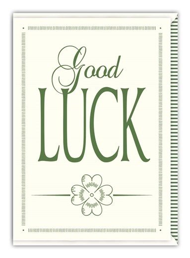 Karnet okolicznościowy, Good luck - Michelle Galeria | Sklep EMPIK.COM