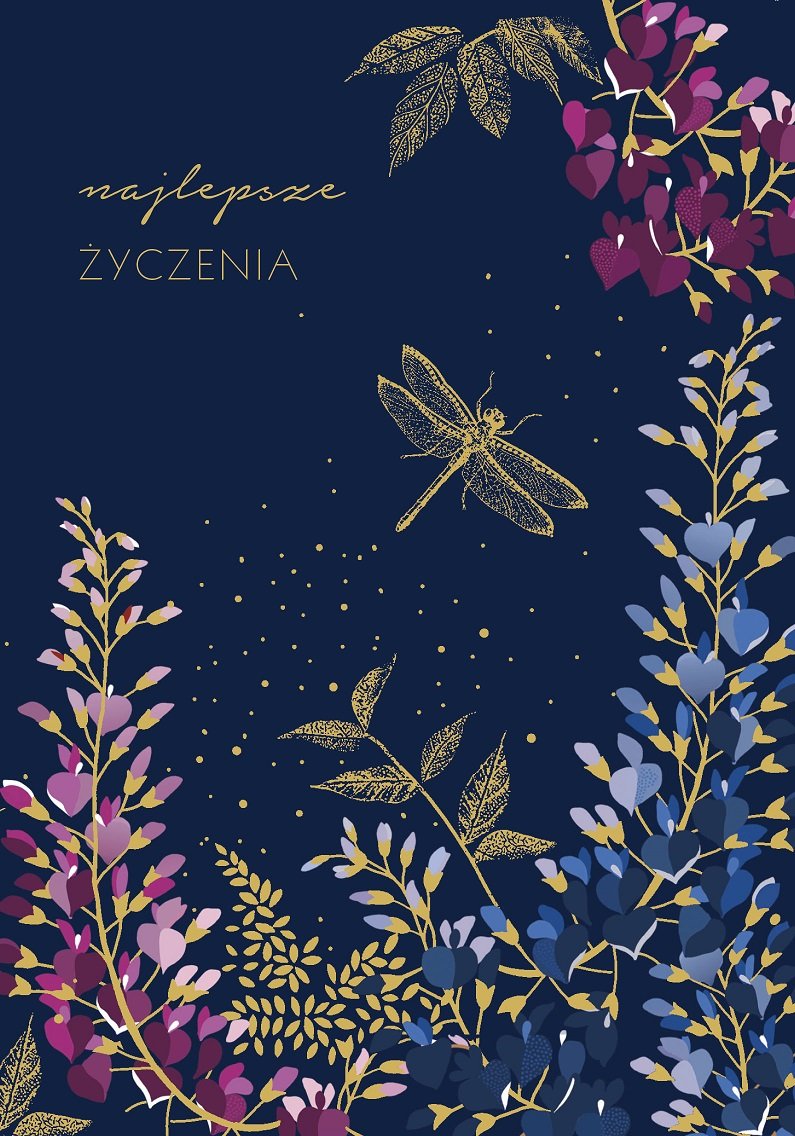 Karnet okolicznościowy, Ważka - | Sklep EMPIK.COM