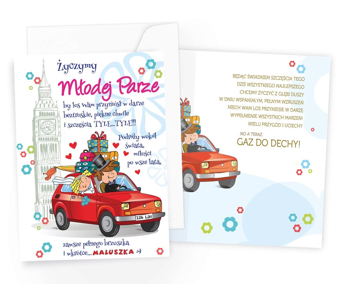 Karnet Prestige P-027 Ślub (maluch) - Kukartka | Sklep EMPIK.COM