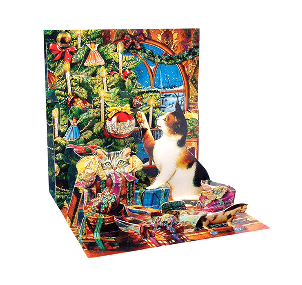 Karnet świąteczny, Christmas Mischief, 255 - sydor | Sklep EMPIK.COM