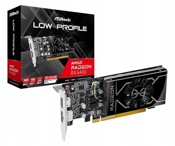 Karta graficzna ASROCK RX 6400 Low Profile 4 GB - Inna marka | Sklep ...