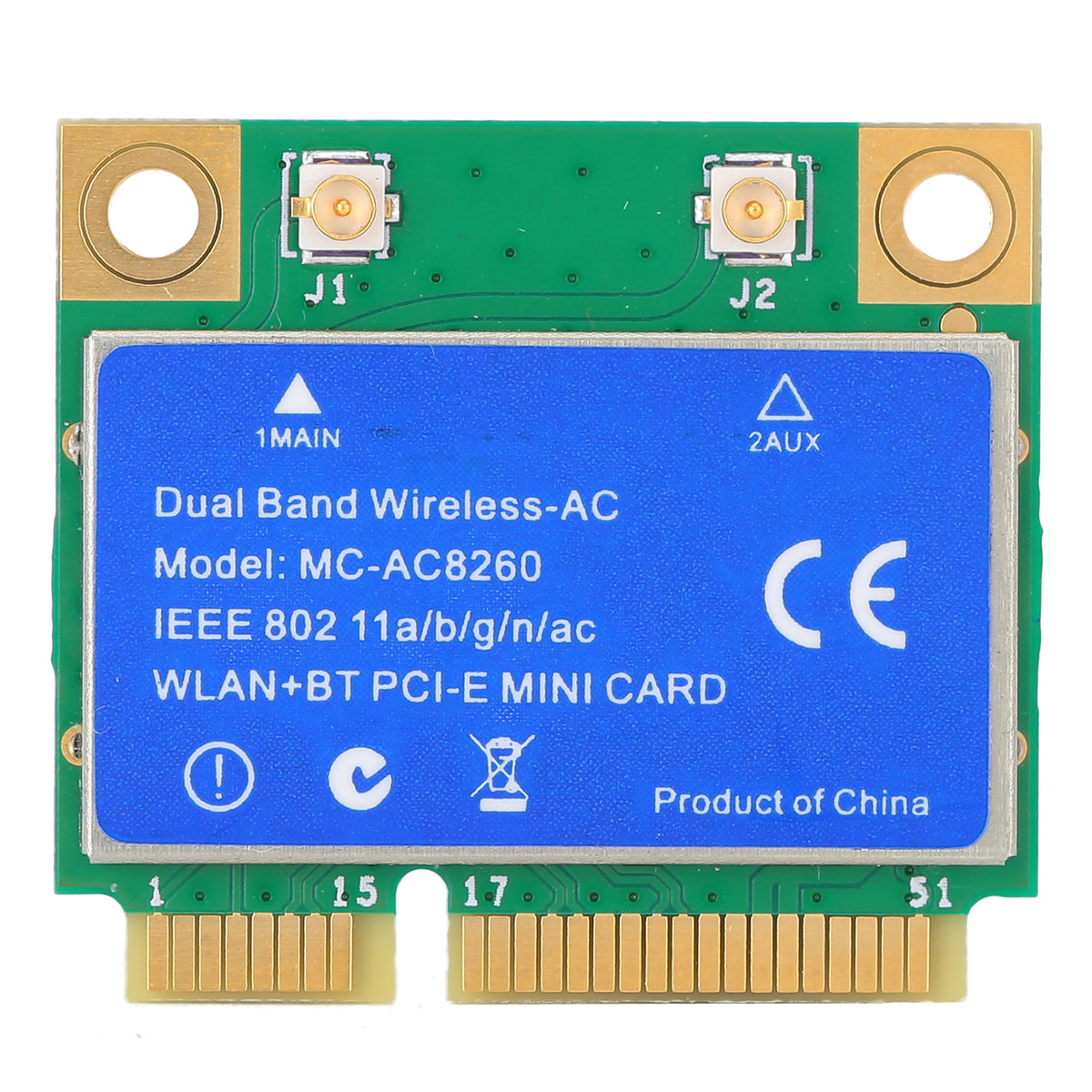 Karta MINI PCIE 1200M Dual Band 2,4/5 GHz WLAN+BT - Inna marka | Sklep ...