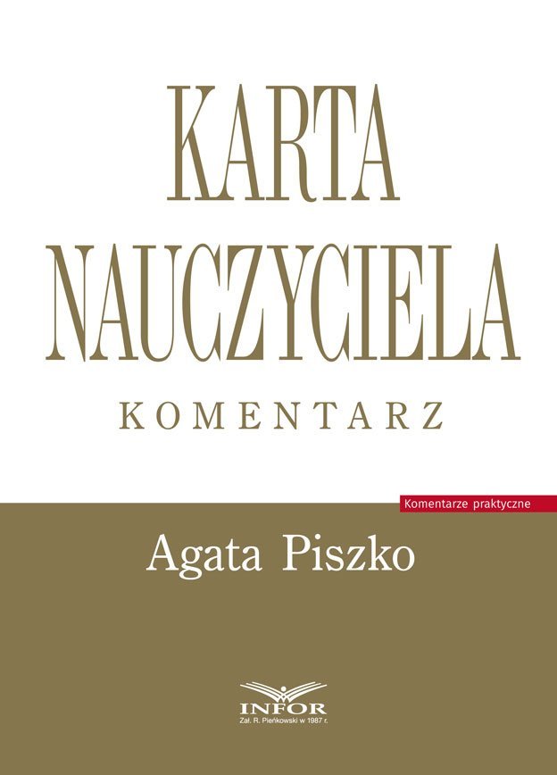 Karta Nauczyciela. Komentarz - ebook PDF - Piszko Agata | Ebook Sklep EMPIK.COM