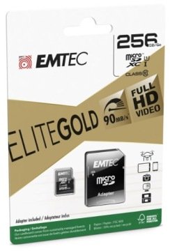 Karta pamięci Emtec EliteGold 256 GB MicroSDXC UHS-I Klasa 10 - Inna ...