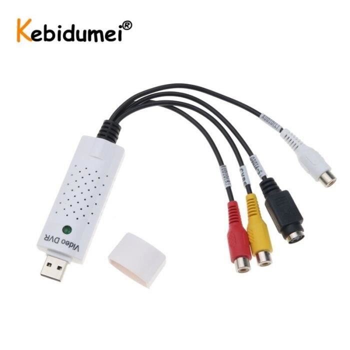 Karta przechwytywania wideo USB 2.0 Adapter konwertera NTSC PAL PC Audio DVD DVR VHS dla Windows ...